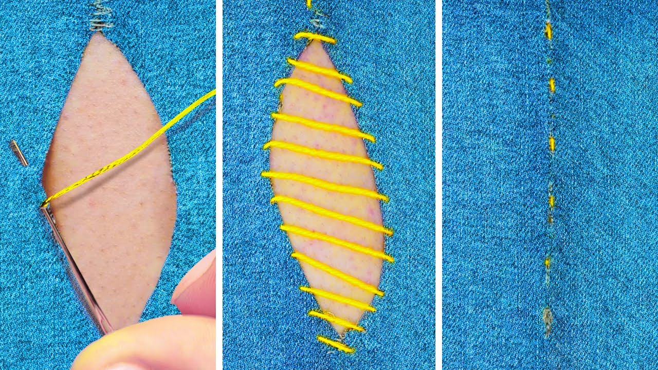 Truco eficaz para zurcir prendas de forma sencilla | Miltrucos
