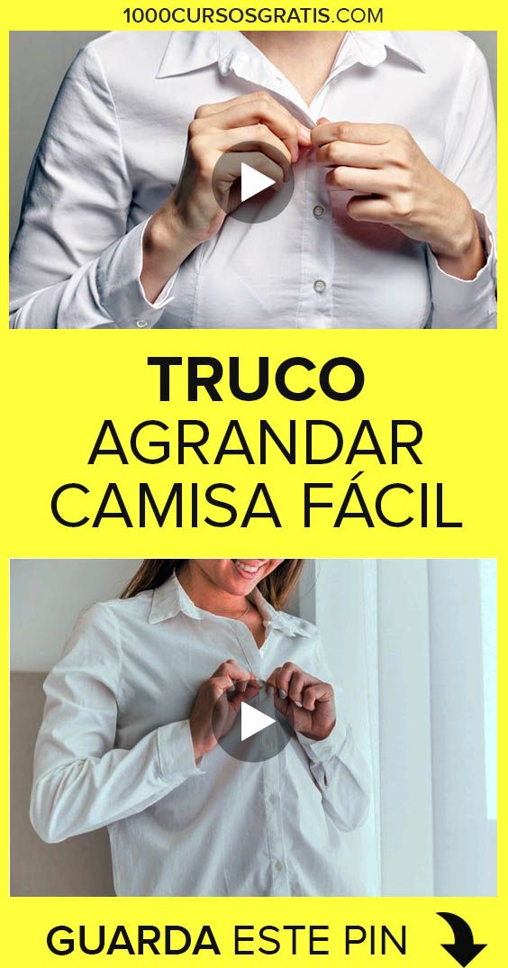 Truco para ensanchar una camisa rápidamente y sin costura | Miltrucos